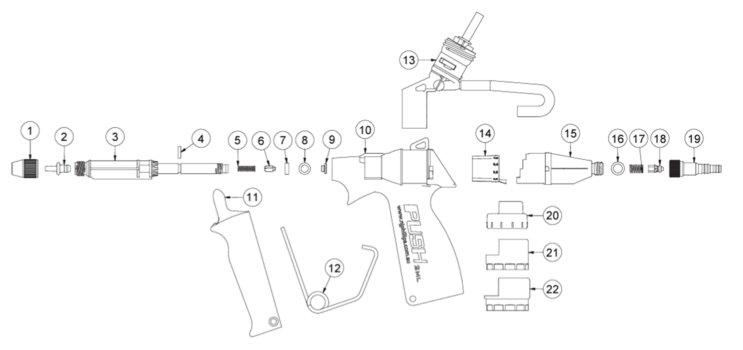 NJ Phillips ‘Push’ Injector | vetnfarm.com