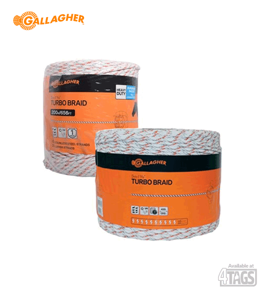 Gallagher 5mm Turbo Equi-Braid | vetnfarm.com
